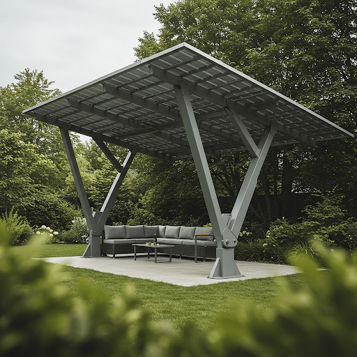 2700W Solar-pergola kit – RenewSolar